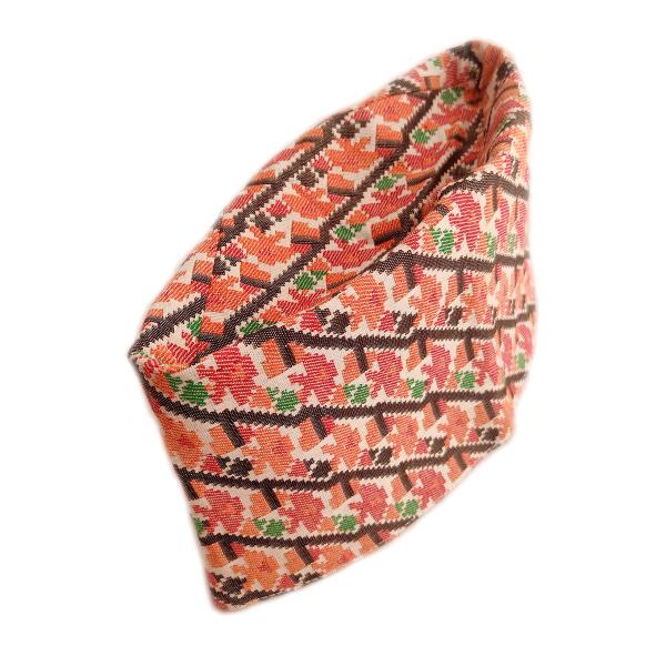 商品名:  Nepali Traditional Handmade Cotton Palpali Dhaka Topi Nepali Hat ACT02ブランド: Eksha商品サイズ: Large高さ: 18.5928cm横幅: 13.7...