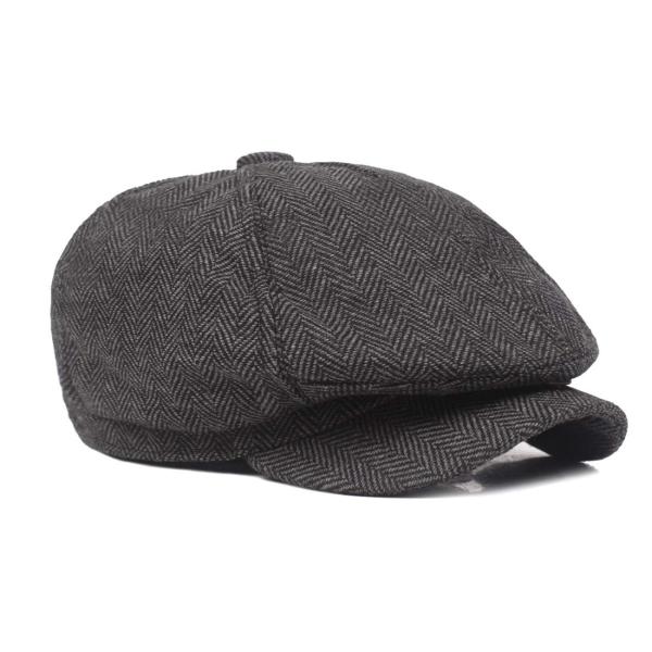 商品名:  Men's Warm Beret English Men's Cap Beanie Golf Beret Newsie Diriving Hat B&amp;C.Room Dark Greyブランド: B＆C．Room商品サイズ...