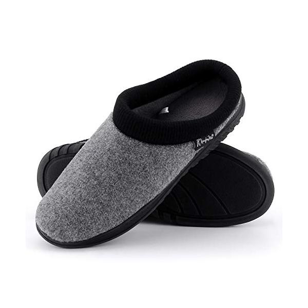 商品名:  K KomForme Slippers for Men, Cotton Memory Foam Slip on Indoor and Outdoor Winter House Shoesブランド: K KomForme商品サイズ...