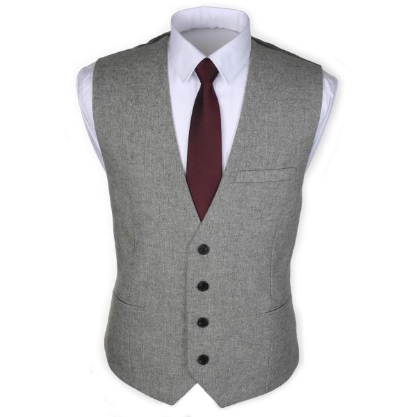 商品名: Ruth&amp;Boaz SUIT メンズ US サイズ: XX-Large カラー: グレー Ruth&amp;Boaz 3Pockets 4Buttons Wool Herringbone Tweed Business Su...