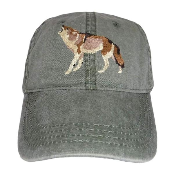 商品名: ECO Wear HAT メンズ US サイズ: Adjustable One Size Fits All カラー: グリーン ECO Wear Embroidered Coyote Baseball Cap Adjustable...