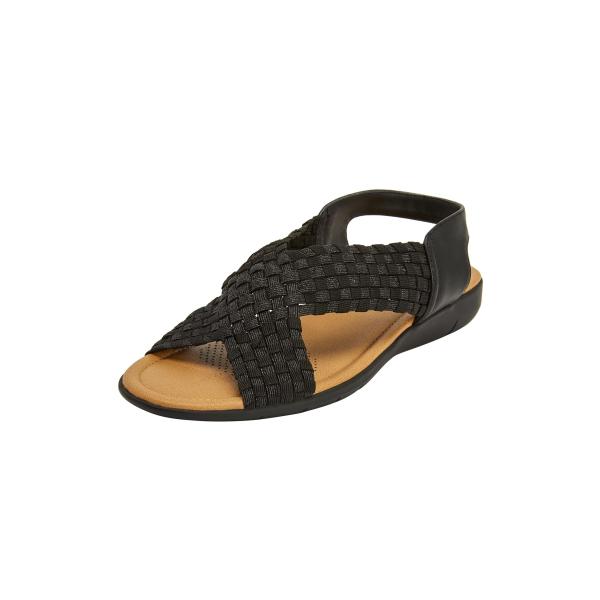 商品名: Comfortview レディース US サイズ: 12 W US カラー: ブラック Comfortview Women's Wide Width The Celestia Sling Sandal - 12 W, Black ...