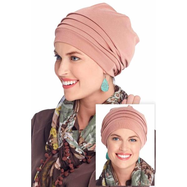 商品名: Cardani HAT レディース US サイズ: One Size Cardani Slouchy Snood Hat Buttery Soft Cupro Headcovering - Cupro - Roseブランド: Ca...