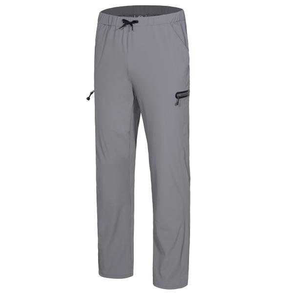 商品名: [Little Donkey Andy] メンズ超ストレッチ軽量クイックドライアスレチックパンツ巾着トラベルエクササイズランニングジョギング グレー XL Little Donkey Andy Men's Ultra-Stretc...