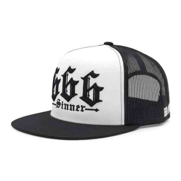 商品名: RED DEVIL CLOTHING 666 トラッカー US サイズ: One Size カラー: ブラック RED DEVIL CLOTHING 666 Trucker Hat Black/White/Blackブランド: R...