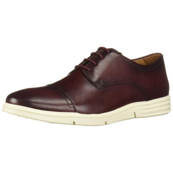 商品名:  Driver Club USA Men's Leather Columbus Circle Light Weight Technology Cap Toe Oxford Laceup Sneaker, Wine Nappa, 7...