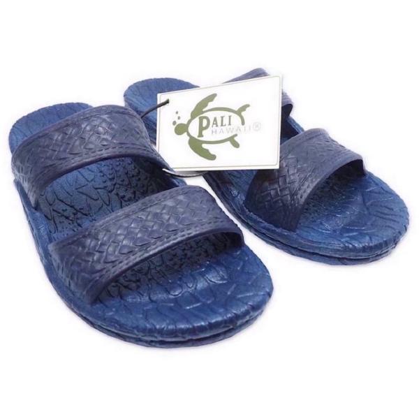 商品名:  Pali Hawaii Navy JANDAL + Certificate of Authenticity (7)ブランド: Pali Hawaii商品サイズ: 7 Women/6 Men高さ: 24.892cm横幅: 9.39...