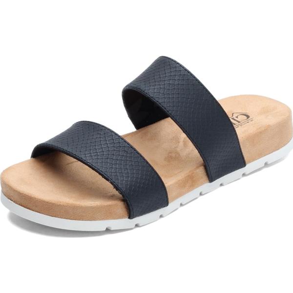 商品名: CLIFFS BY WHITE MOUNTAIN レディース C29049 US サイズ: 7.5 M US カラー: ブラック CLIFFS BY WHITE MOUNTAIN Tahlie Women's Slide Sand...