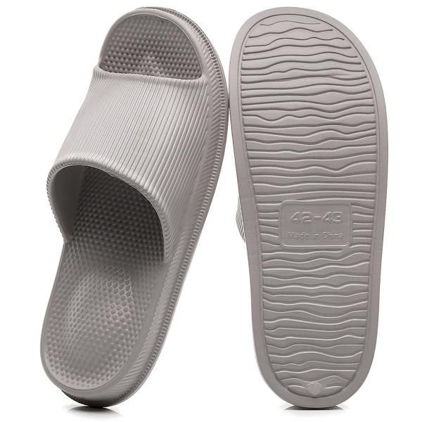 商品名: Crazy Lady レディース メンズ ハウス インドア&amp;アウトドアスリッパ 滑り止めマッサージ シャワー スパ バス プール ジム スライド フリップフロップ オープントゥ 快適 ソフトサンダル カジュアルシューズ 軽...