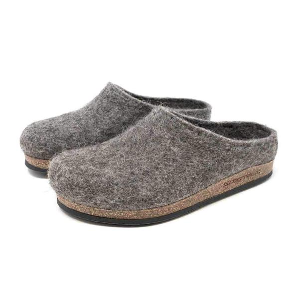 商品名:  Stegmann Mens Eco Clog - Sustainable Wool with Cork Soleブランド: Stegmann商品サイズ: 10.5商品番号: 色: Stonesheep素材: Leather海外の...