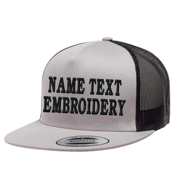 商品名: Caprobot iD HAT メンズ US サイズ: One Size カラー: グレー Custom Trucker Hats Embroidery Personalized Yupoong Mesh Snapback Hat...