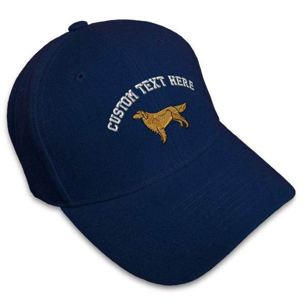 商品名:  Custom Baseball Cap Golden Retriever Dog B Embroidery Dogs Acrylic Dad Hats for Men &amp; Women Navy Personalized ...