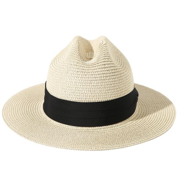 商品名: Lanzom HAT レディース US サイズ: One Size Lanzom Sun Hats for Women Wide Brim Straw Hat Summer Beach Hat Foldable Packable ...