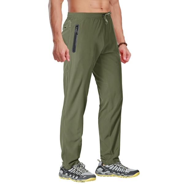 商品名:  BIYLACLESEN Hiking Pants Men Cargo Joggers Men Lightweight Workout Pants Quick Dry Athletic Travel Pants Sports Ca...