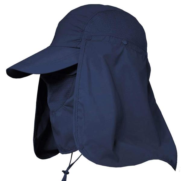 商品名: TRADERPLUS ユニセックス サンキャップ UV保護 取り外し可能な首と顔のフラップハット 夏 アウトドア 釣り サイクリング ハイキング用 ブルー traderplus Fishing Hat Men/Women Outd...