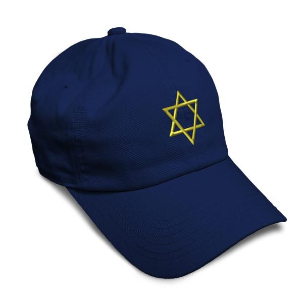 商品名:  Soft Baseball Cap Star of David Jewish B Embroidery Other Religion Star of David Twill Cotton Dad Hats for Men &am...