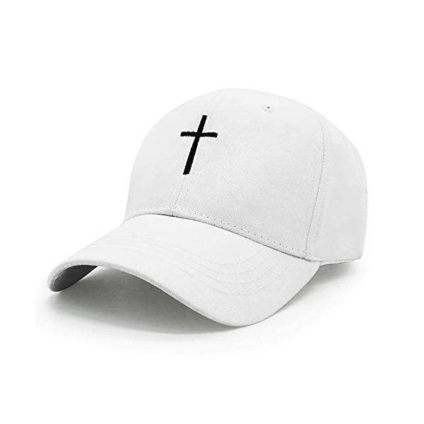 商品名: Chensheng HAT ユニセックス・アダルト US サイズ: Adjustable カラー: ホワイト Cross Embroidery Baseball Cap,Adjustable Structured Dad Hat ...
