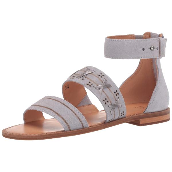 商品名: [Frye and Co.] レディース Evie Whipstitch 2 バンド サンダル フラット US サイズ: 11 カラー: ブルー Frye and Co. Women's Evie Whipstitch 2 Ban...