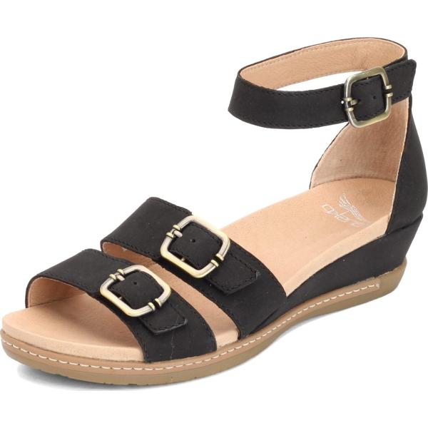 商品名: Dansko Women's Astrid Black Adjustable Ankle Strap Wedge Comfort Summer Sandals 10.5-11 M US Dansko Women's Astrid ...
