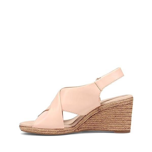 商品名: Clarks Women's Lafley Alaine Wedge Sandal Clarks Women's Lafley Alaine Wedge Sandal, Blush Leather, 7.5 M USブランド: C...