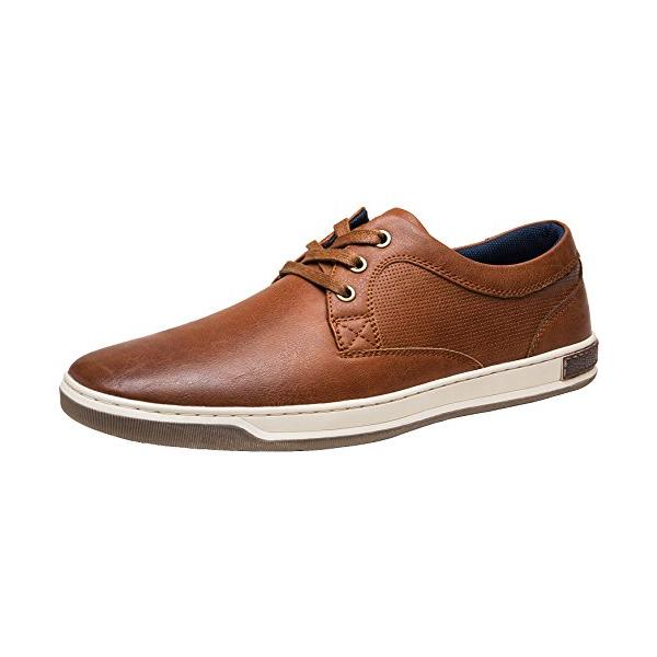 商品名: Jousen メンズ ファッション カジュアル スニーカー, ビジネスカジュアル-81q06-ブラウン, 10 Jousen Men's Casual Shoes Memory Foam Mens Fashion Sneakers...