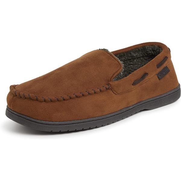 商品名: Dearfoams Men's Microsuede Moccasin with Whipstitch Slipper Dearfoams Men's Microsuede Moccasin with Whipstitch Sli...