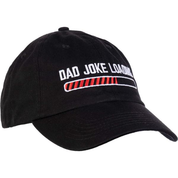 商品名: Dad Joke Loading | ファニー 父親 おじいちゃん 父の日 バッドパンユーモア 野球帽 ブラック Ann Arbor T-shirt Co. Dad Joke Loading | Funny Grandpa Fat...