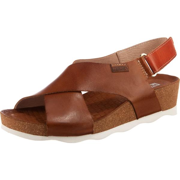 商品名: PIKOLINOS ウェッジサンダル レザー マホン 女性用, ブランデー, 10.5-11 PIKOLINOS Wedge sandals Leather Mahon for Womanブランド: PIKOLINOS商品サイズ:...