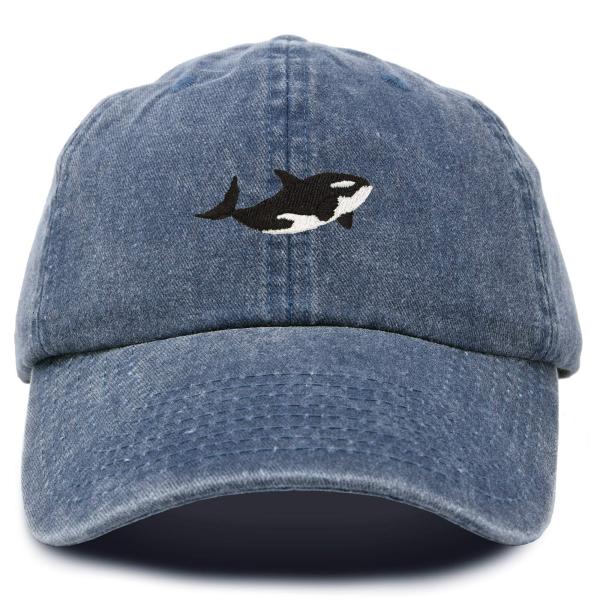 商品名: DALIX HAT レディース US サイズ: Adjustable カラー: ブルー DALIX Killer Whale Hat Orca Marine Life Baseball Cap in Washed Blueブランド...