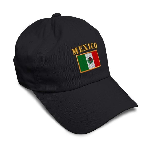 商品名:  Soft Baseball Cap Mexico Flag Embroidery Flags World Cup Soccer Twill Cotton Embroidered Dad Hats for Men &amp; Wo...