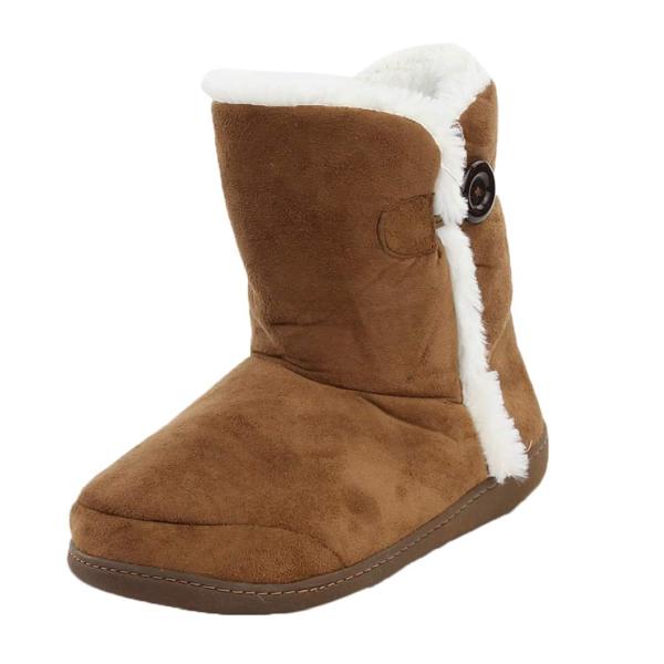 商品名: Home Slipper メンズ スリッパブーツ ソフト 冬 暖かい 低反発素材 室内 スリッパ シューズ US サイズ: 12 カラー: ブラウン Home Slipper Men's Warm Winter Slipper B...