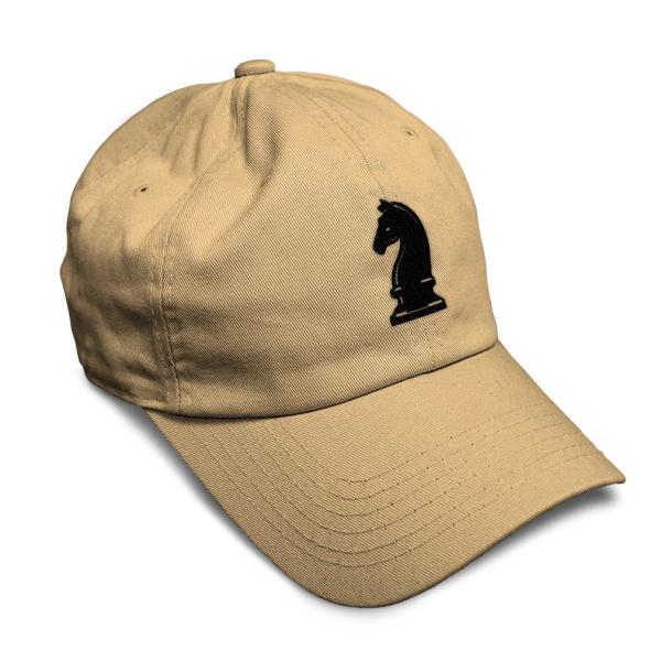 商品名:  Soft Baseball Cap Chess Piece Horse Embroidery Chess Sport Twill Cotton Board Game Dad Hats for Men &amp; Women Kh...