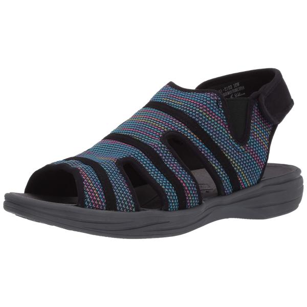 商品名: Easy Street Happy Easy Street womens Happy Flat Sandal Black 7.5 wide USブランド: Easy Street商品サイズ: 7.5 Wide高さ: 30.988c...