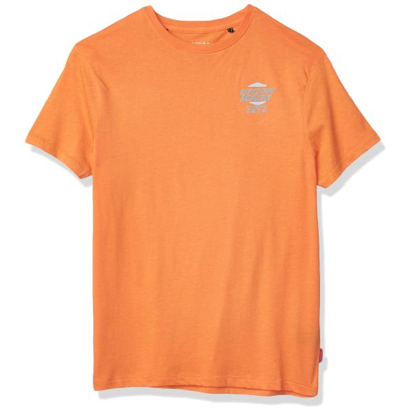 商品名: Buffalo David Bitton メンズ Tシャツ US サイズ: Large カラー: オレンジ Buffalo David Bitton Men's Short Sleeve Tee, Back Logo Bio Wa...