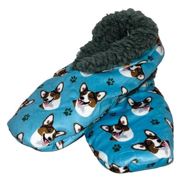 商品名: Comfies レディース ウェルシュコーギー ドッグスリッパ #28 Welsh Corgi Super Soft Slippers - E&amp;S Pets - Welsh Corgi Gifts - Cozy House...