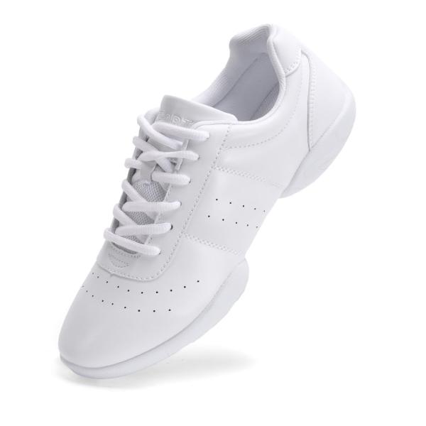 商品名:  JITUUE Cheer Shoes Women Cheerleading Dance Shoes Fashion Trainers Sneakers Lace Up Gym Athletic Sport Training Sh...