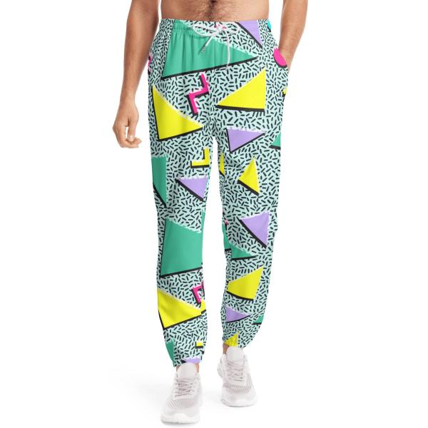 商品名:  NELife Men's Jogger Sweatpants 80s 90s Style Loose Jogger Pants with Sides Pocket for Running/Exercise/Workout, La...