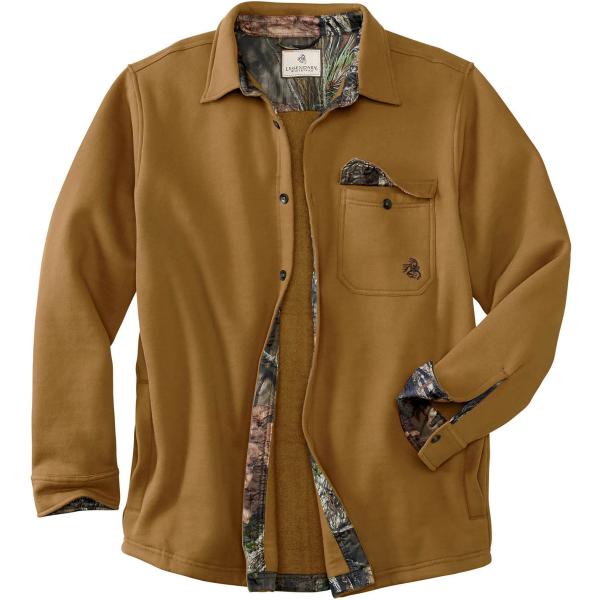 商品名:  Legendary Whitetails Men's Big Woods Fleece Shirt Jacket, Barley/Mossy Oak Country, Smallブランド: Legendary Whitetail...
