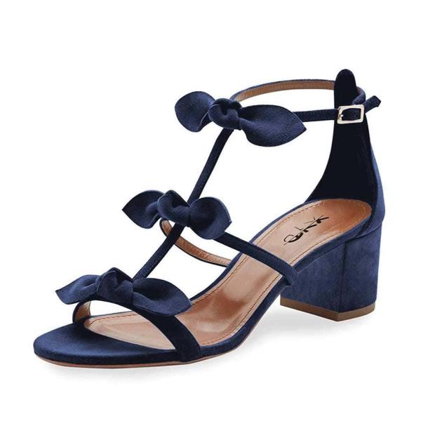 商品名: XYD キュート Tストラップ ブロックヒール グラディエーターサンダル オープントゥ リボンパンプス レディース プロム パーティー ドレスシューズ US サイズ: 12 XYD Women Girls Gladiator Bl...