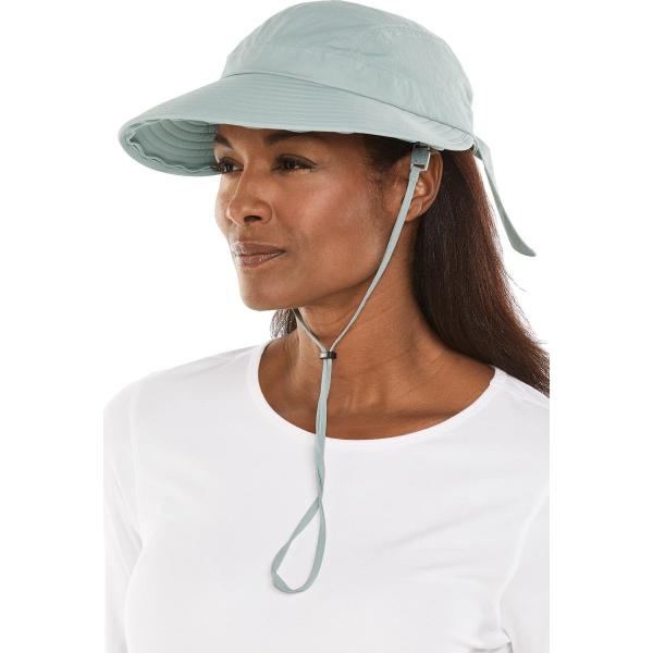 商品名:  Coolibar UPF 50+ Women's Tatum Convertible Explorer Hat - Sun Protective (One Size- Sage)ブランド: Coolibar商品サイズ: One ...