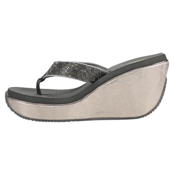 商品名: Volatile レディース Glimpse ウェッジサンダル US サイズ: 11 カラー: グレー Volatile Glimpse Wedge Sandals for Women, Dark Gray, 11ブランド: VO...