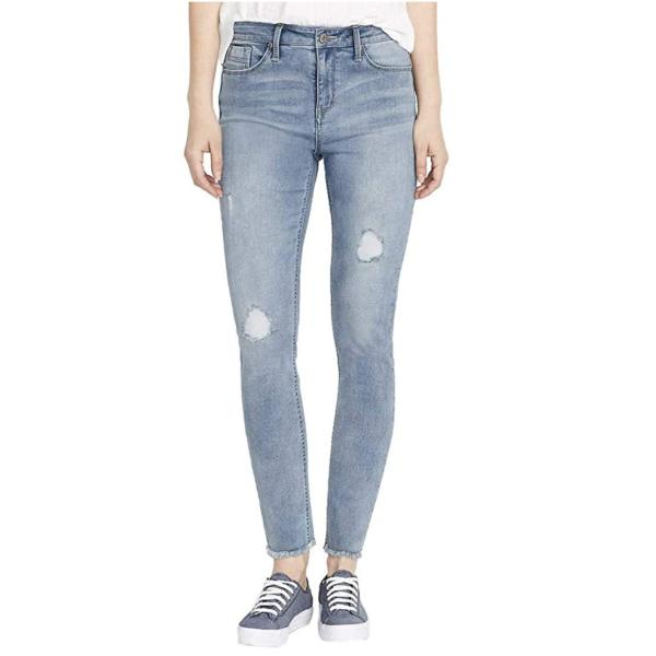 商品名:  BUFFALO David Bitton Rip &amp; Repair Mid-Rise Skinny Jeans, Light Blue, 8/29ブランド: Buffalo David Bitton商品サイズ: 8高さ:...