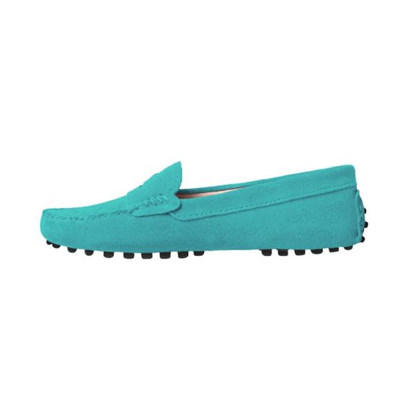 商品名:  MGM-Joymod Ladies Women's Fashion Comfy Casual Slip-on Turquoise Suede Leather Walking Driving Loafers Flats Mocca...