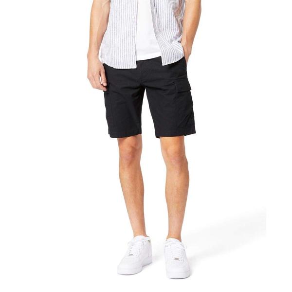 商品名:  Dockers Men's Cargo Straight Fit Smart 360 Tech Shorts (Regular and Big &amp; Tall), Mineral Black, 33ブランド: Docker...