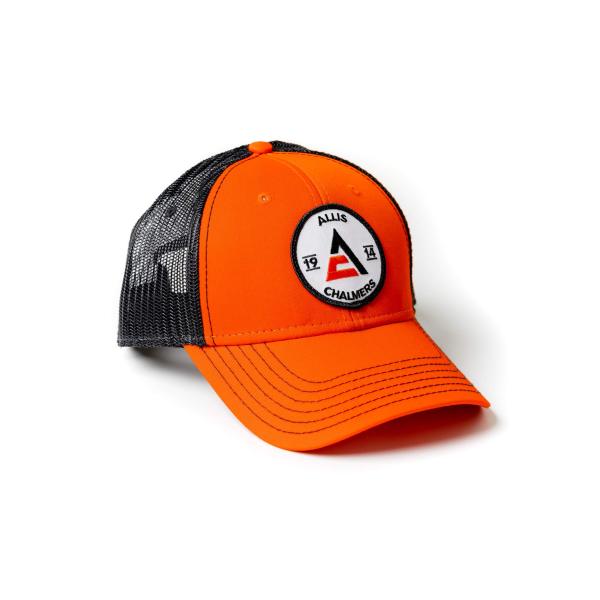商品名: J&amp;D Productions Allis Chalmers トラクターハット オレンジとブラックメッシュ 1914ロゴ J&amp;D Productions Allis Chalmers Tractor Hat, Or...