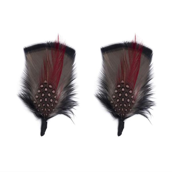商品名:  Paul Lashton Colorful Bird Feathers 3" Exotic Plumes for Hats/Bridal Black Brown RED 1 Packブランド: Paul Lashton商品サイズ...
