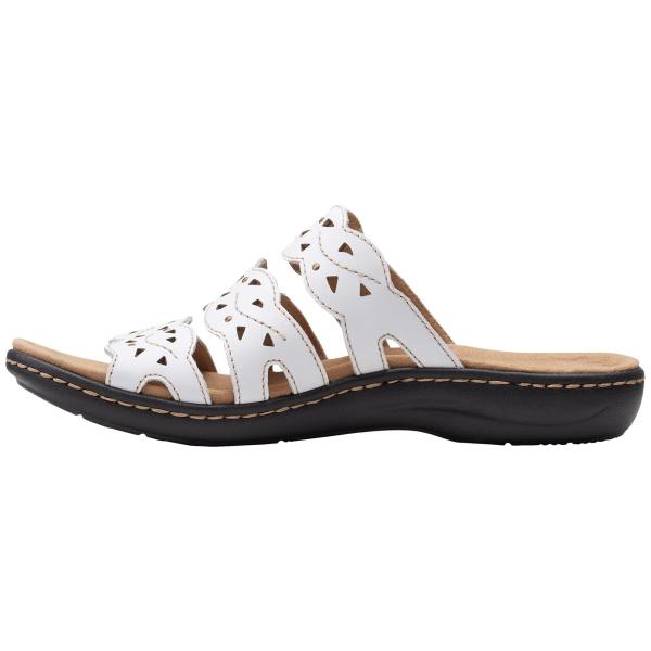 商品名: Clarks レディース Laurieann Echo サンダル US サイズ: 6.5 Wide カラー: ホワイト Clarks Women's Laurieann Echo Sandal, White Leather, 6....