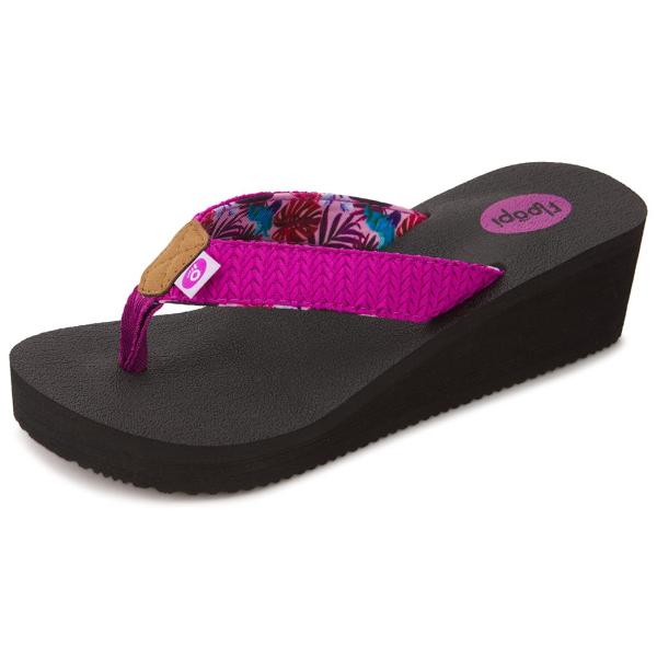 商品名:  Floopi High Heel Wedge Sandals for Women-Comfort Yoga Mat Footbed for Support, Flip Flop Thong Platforms for Summe...