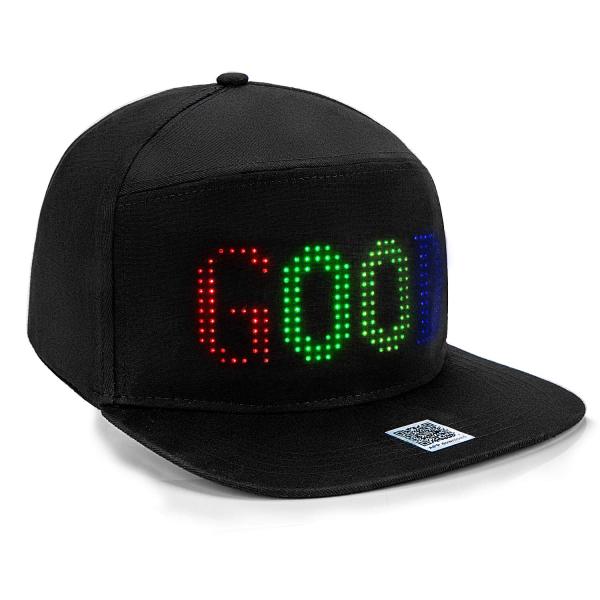 商品名:  Leadleds DIY LED Hats for Men Women APP Controlled Display Signs LED Caps Baseball Hip Hop Street Dance Party Para...