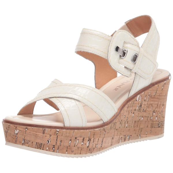 商品名: Donald Pliner レディース ウェッジサンダル、ボーン、5.5, ブラック オールド2, 5.5 Donald Pliner Women's Wedge Sandal, Bone, 5.5ブランド: Donald J P...